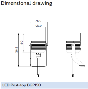 Philips Essential SmartBright Spotlight BGP 150 LED250 3W Warm White ...